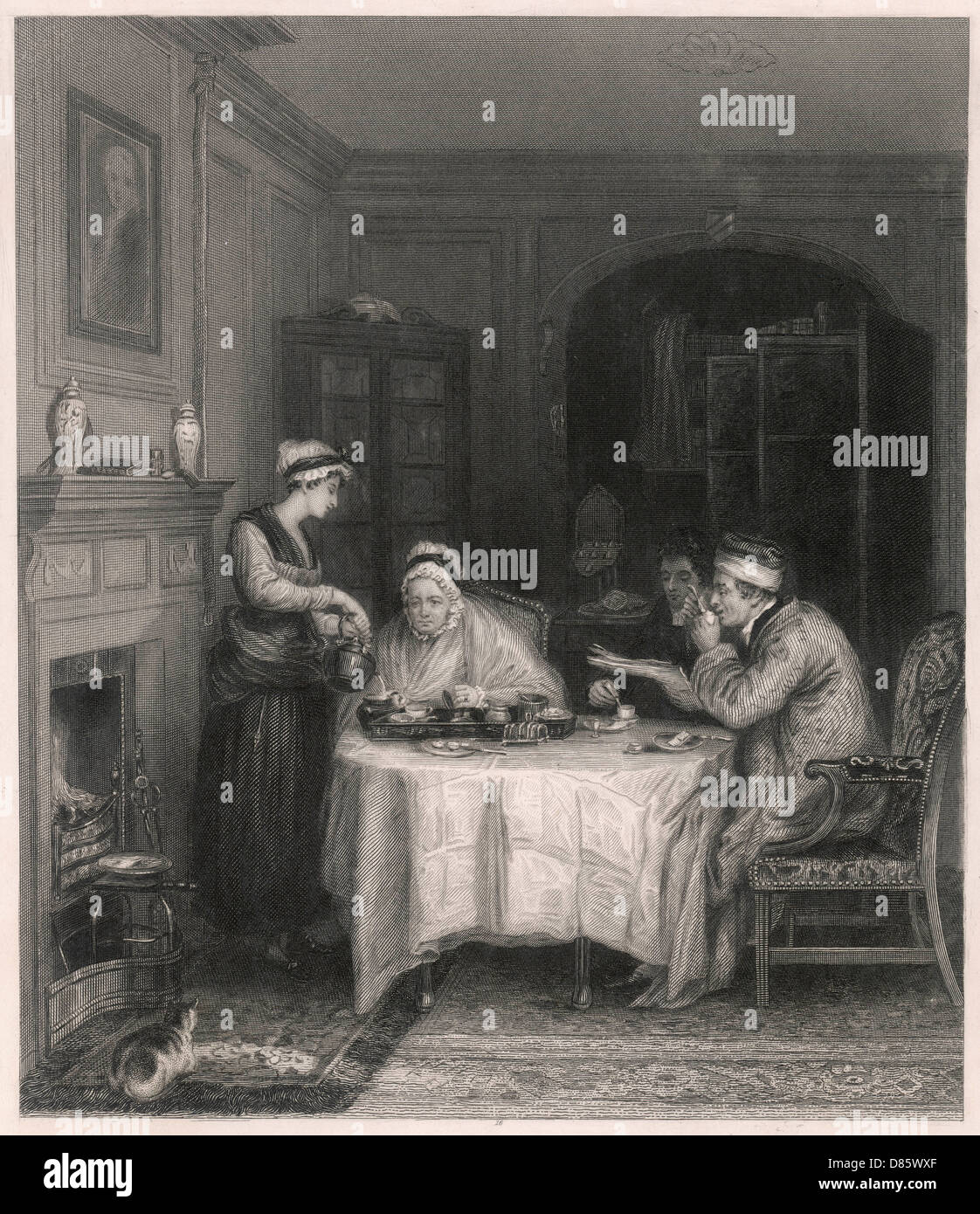 Family servant hi-res stock photography and images - Alamy