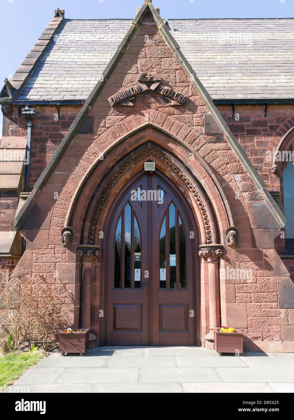 The Church of St John the Divine in Frankby Stock Photo - Alamy