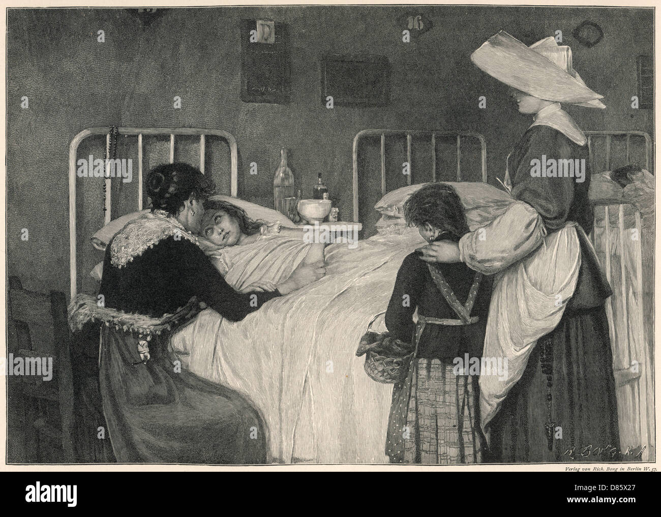 19th century hospital ward hi-res stock photography and images - Alamy