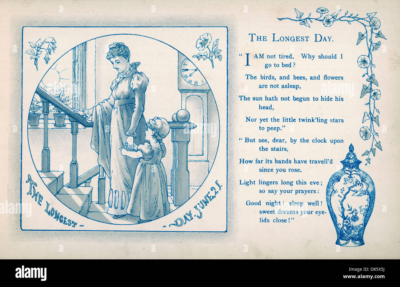 Longest day of the year Stock Photo - Alamy