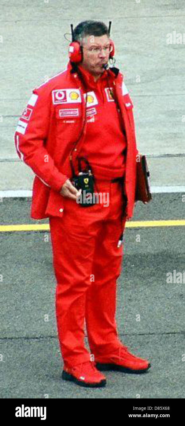 A stock photo of Ross Brawn, renowned Formula 1 team principal, from ...