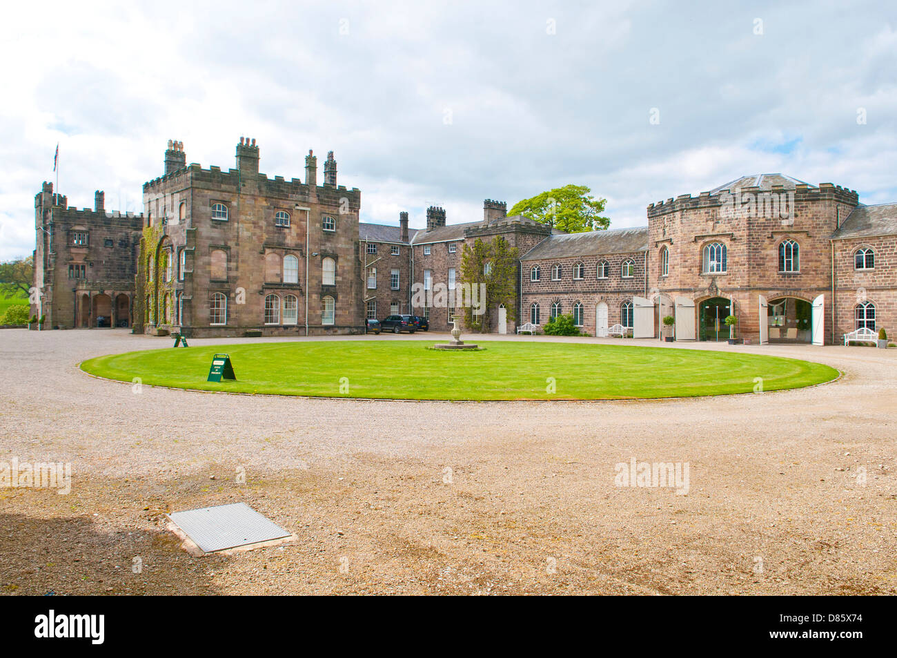 Ripley Castle and gardens at Ripley, North Yorkshire Stock Photo - Alamy