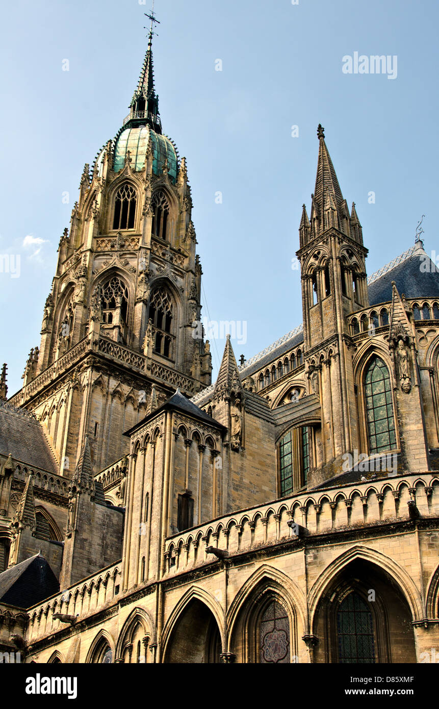 Church of Bayeux, France Stock Photo - Alamy