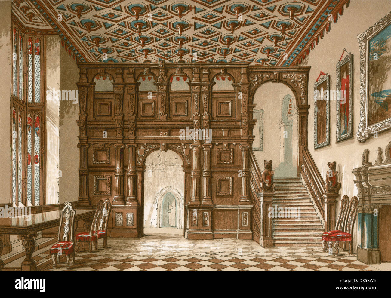 Methley Hall, Yorkshire Stock Photo - Alamy