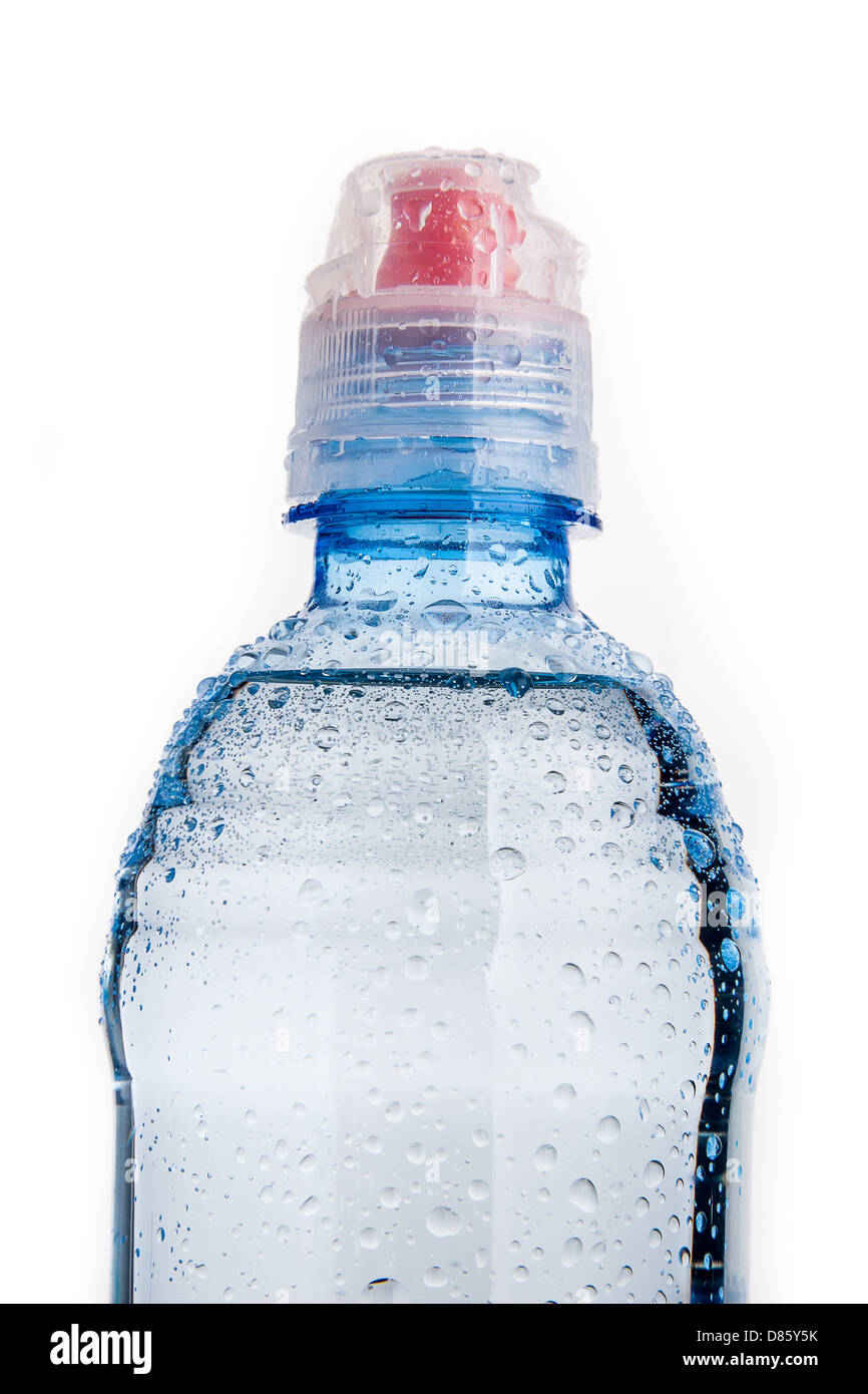 Plastic bottle of drinking water isolated on white Stock Photo - Alamy