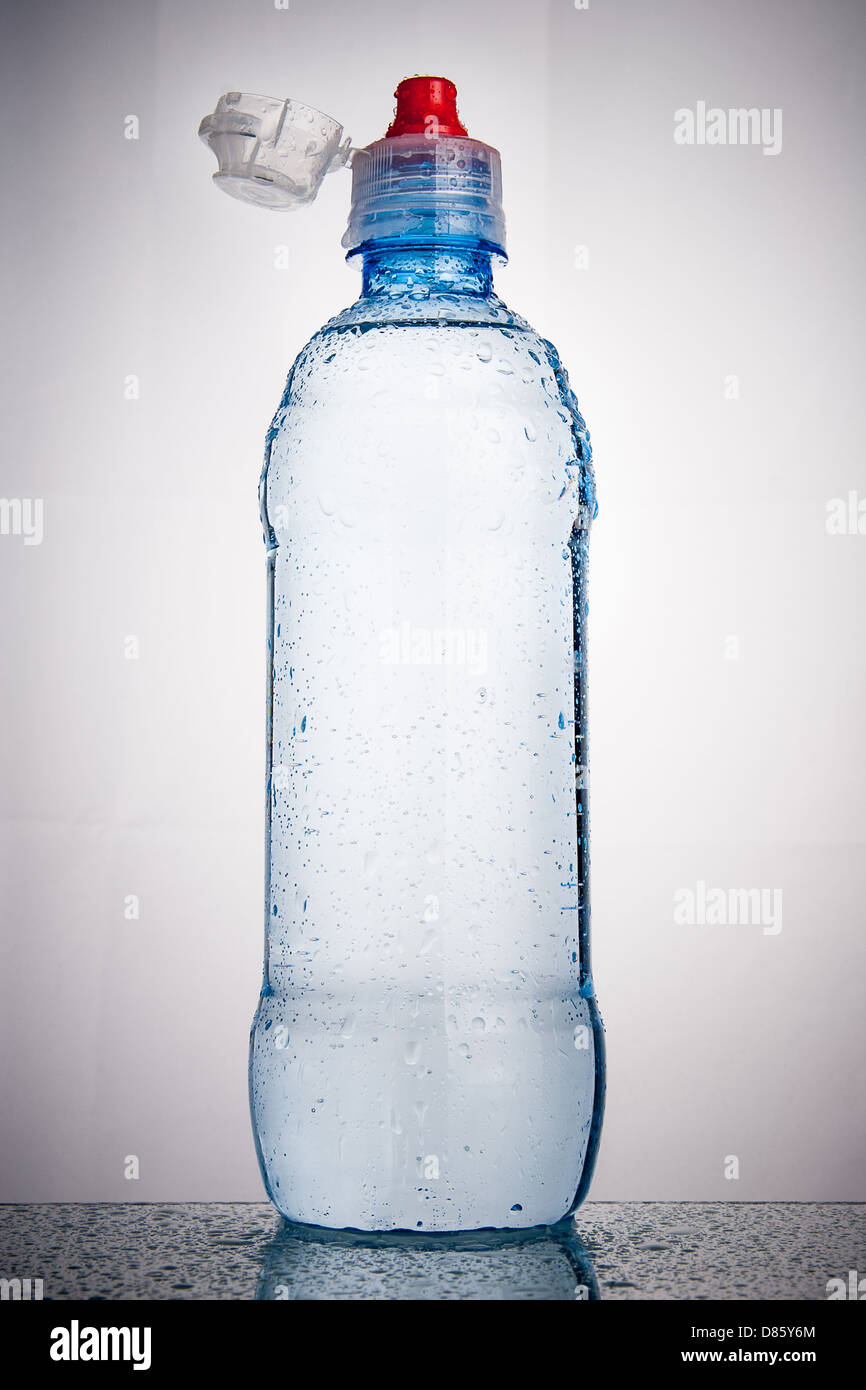 Plastic bottle of drinking water isolated on white Stock Photo - Alamy