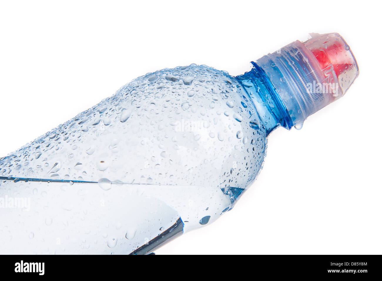 Plastic bottle of drinking water isolated on white Stock Photo - Alamy