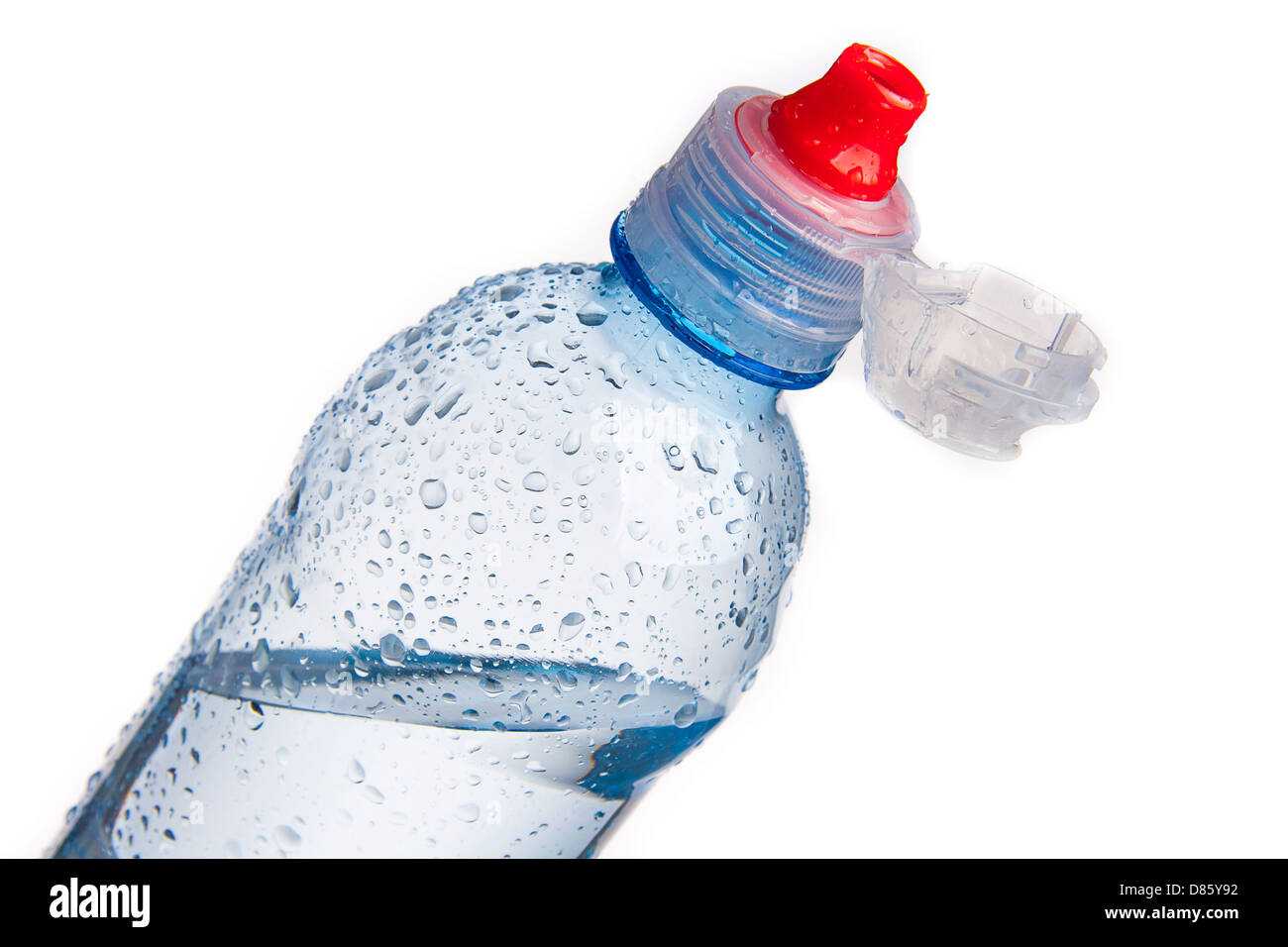 Plastic bottle of drinking water isolated on white Stock Photo - Alamy