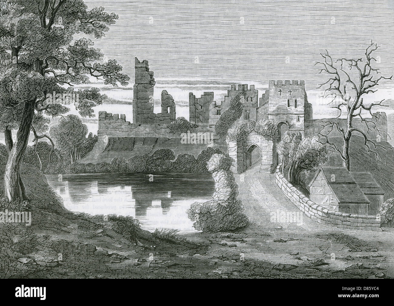 PRUDHOE CASTLE, Northumberland Stock Photo - Alamy