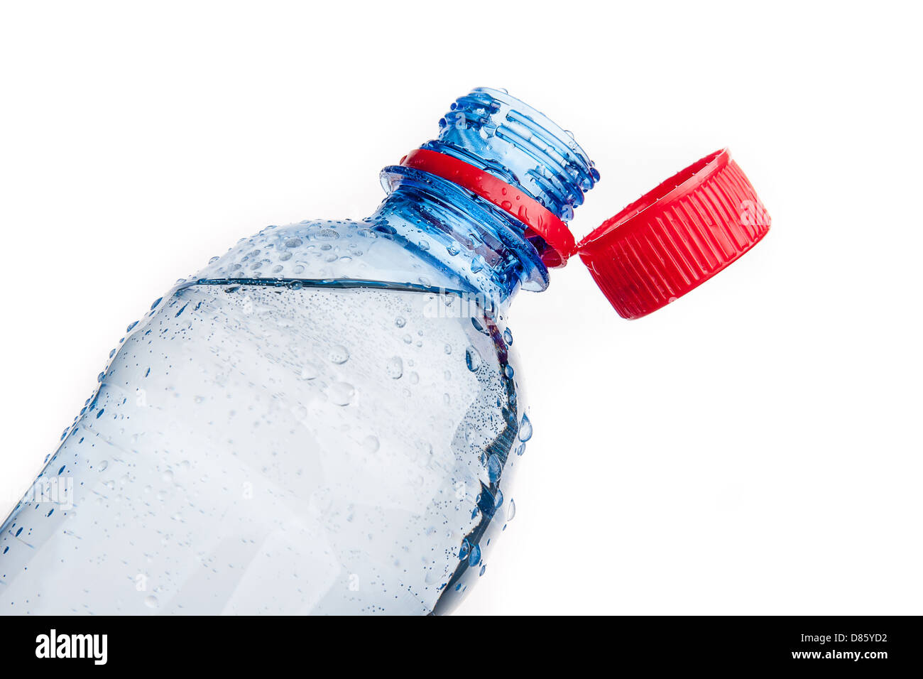 Plastic bottle of drinking water isolated on white Stock Photo - Alamy