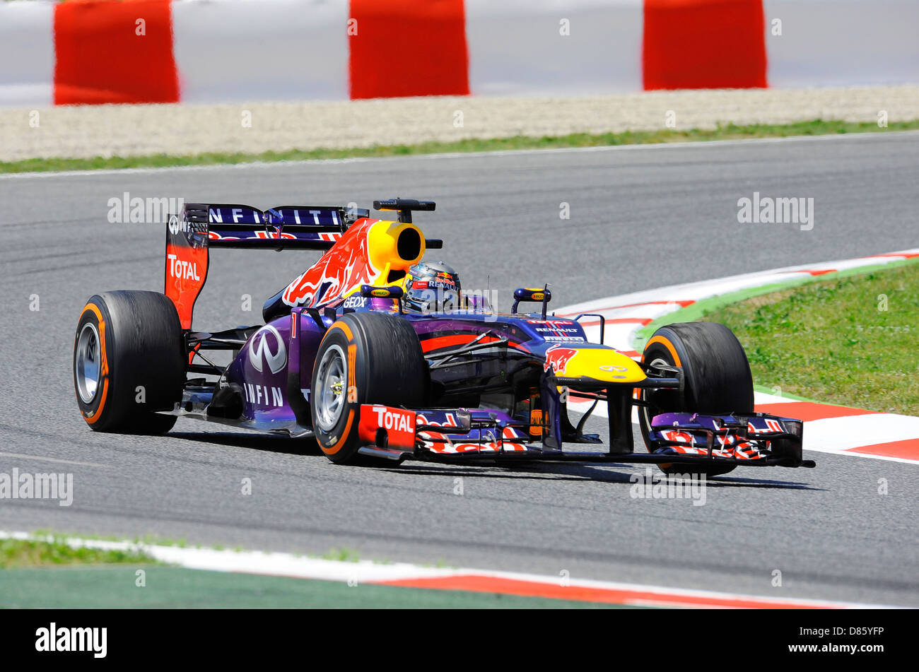 Sebastian Vettel (GER),Red Bull Racing RB9 during the Spanish Formula ...