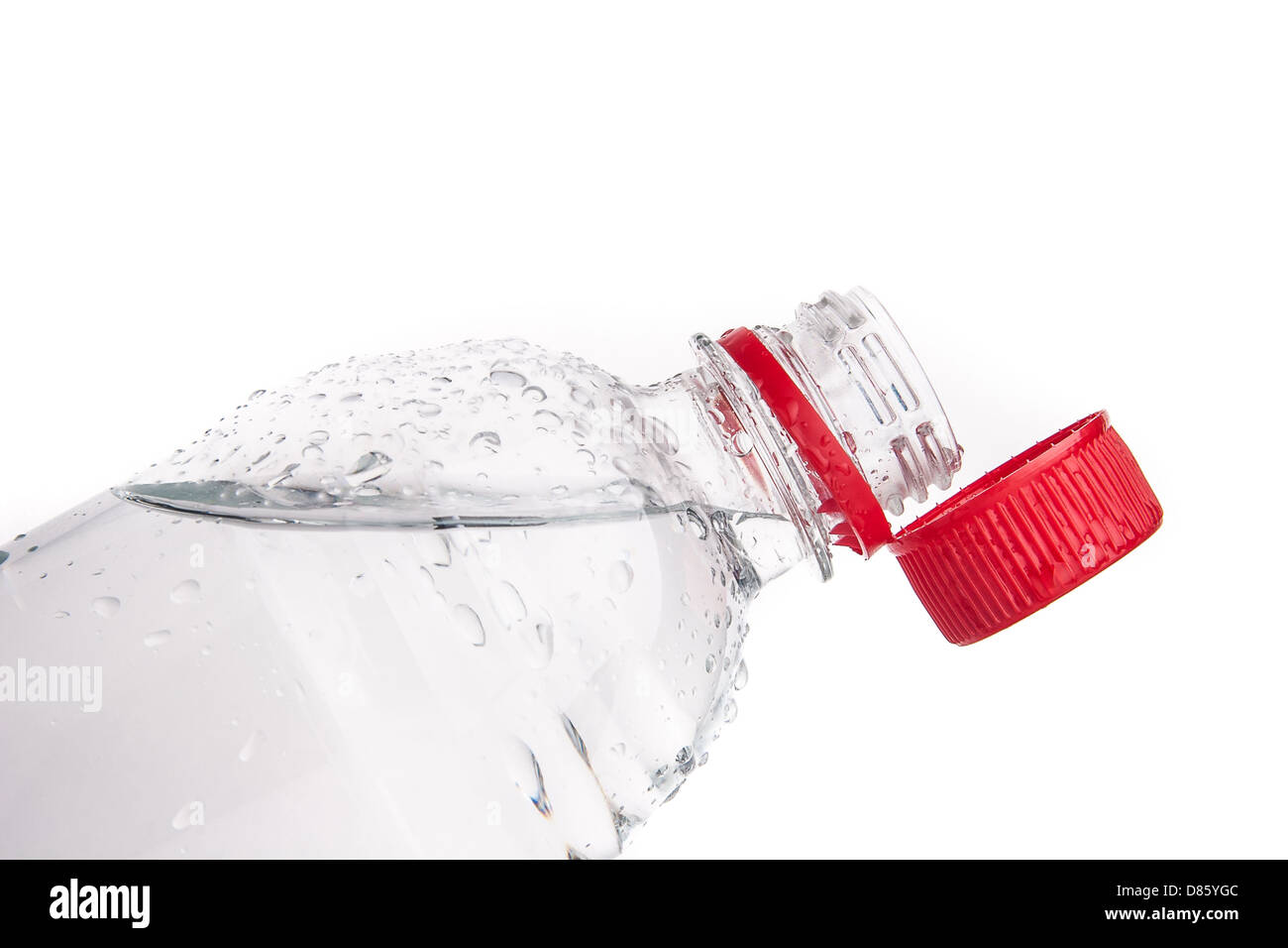 Plastic bottles of drinking water isolated Stock Photo - Alamy
