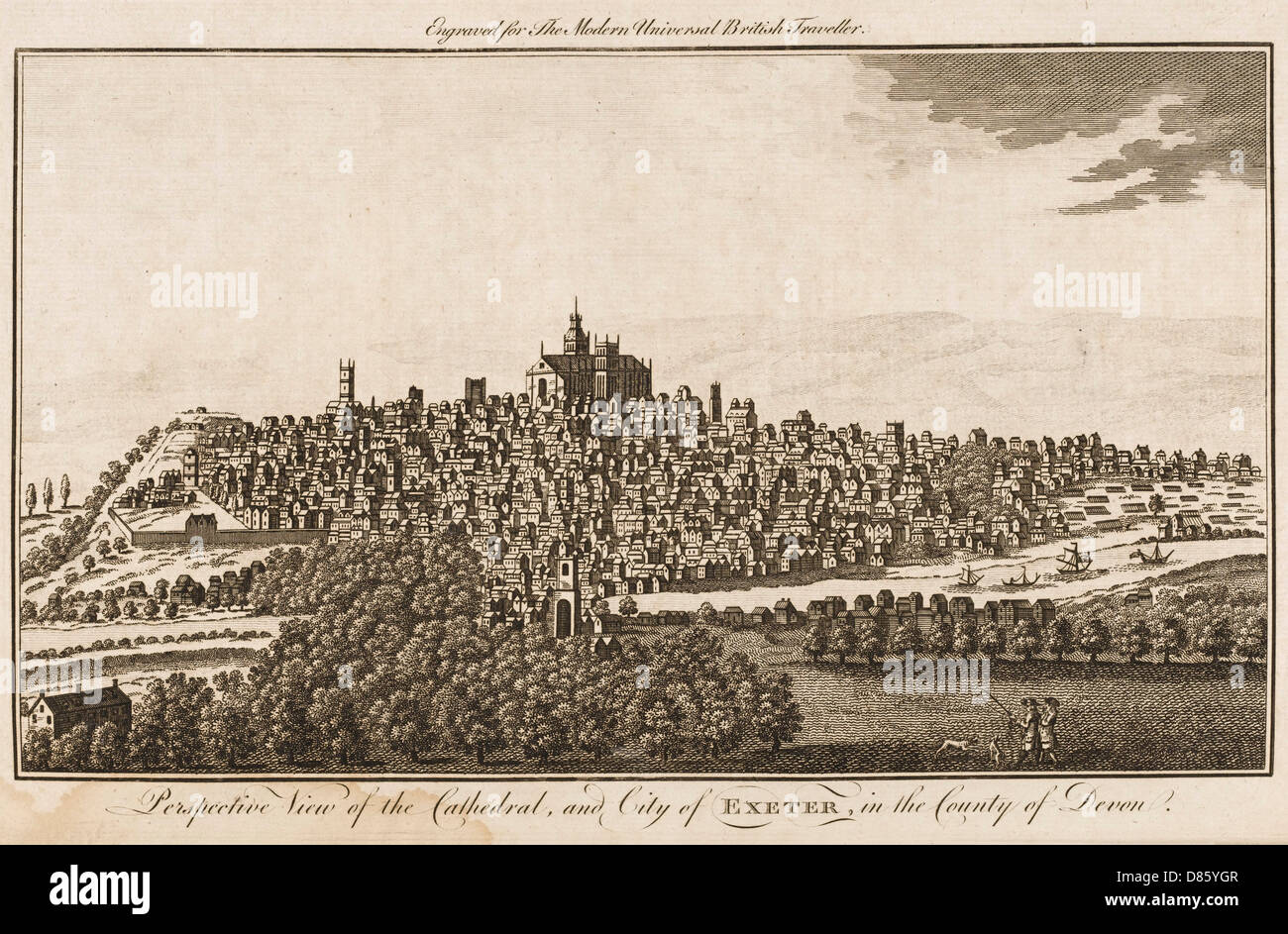 City of Exeter, Devon Stock Photo - Alamy