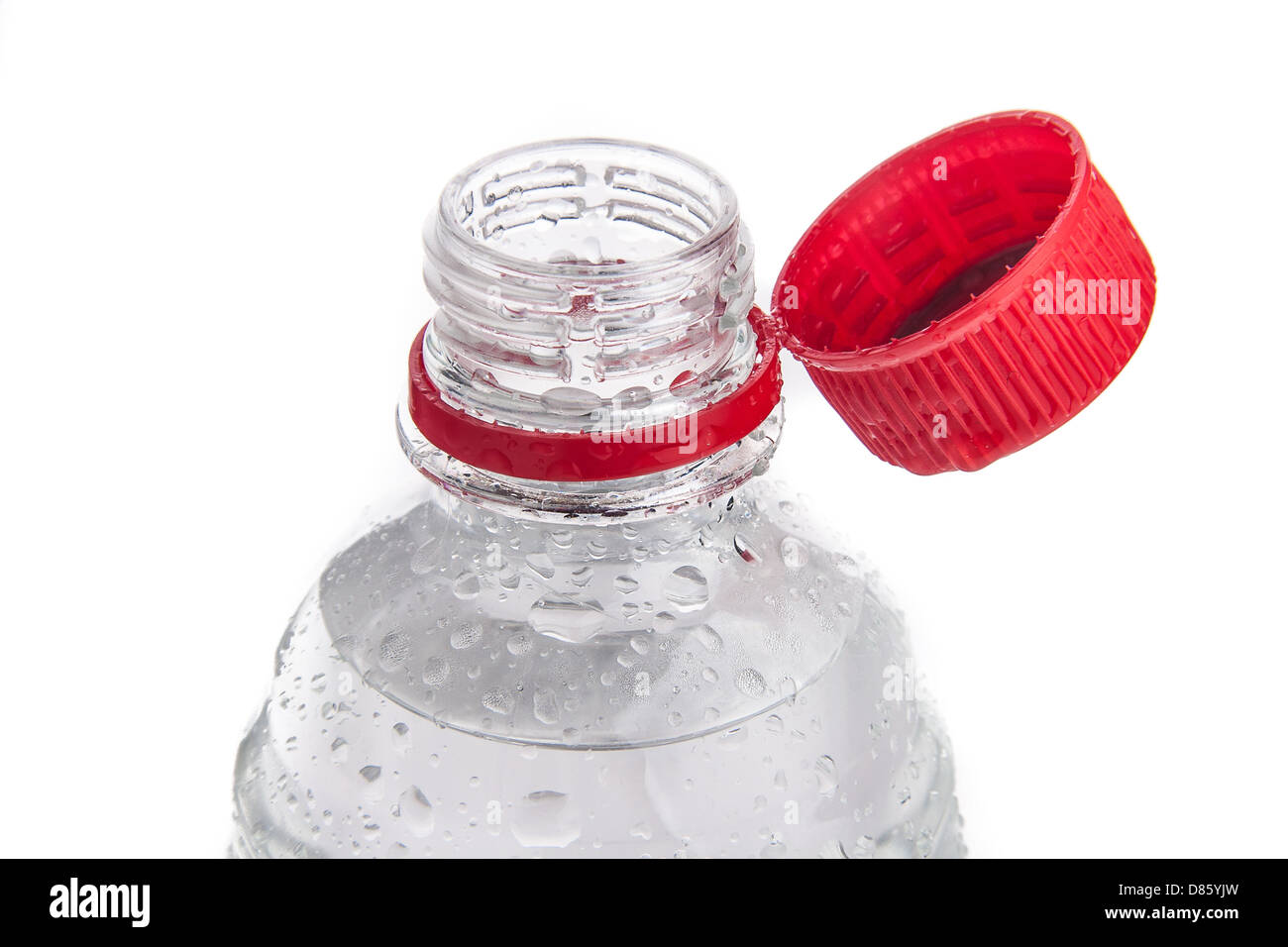 Plastic bottle of drinking water isolated on white Stock Photo - Alamy