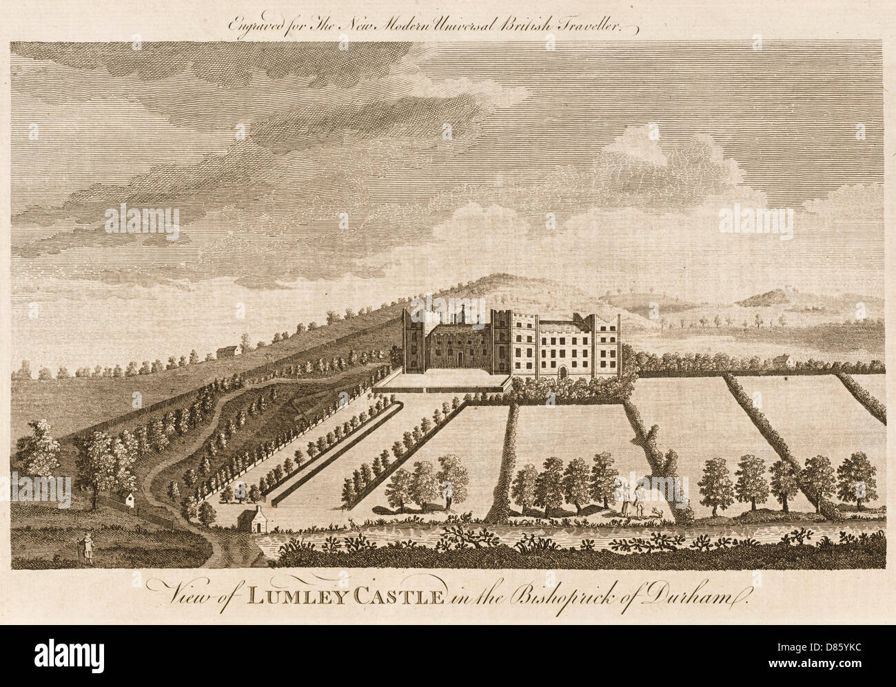 Lumley castle hi-res stock photography and images - Alamy