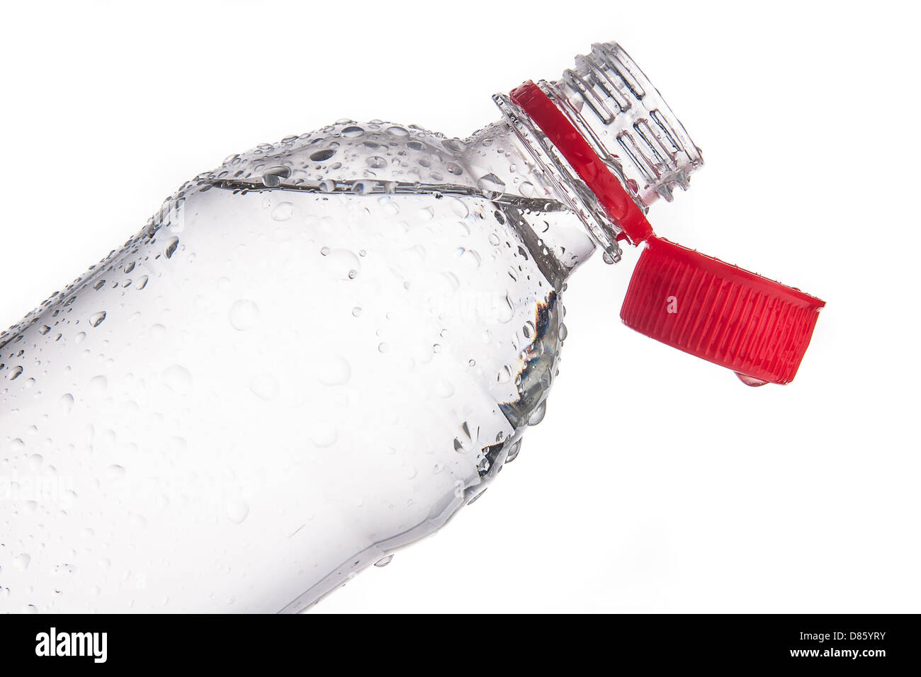 Plastic bottle of drinking water isolated on white Stock Photo - Alamy