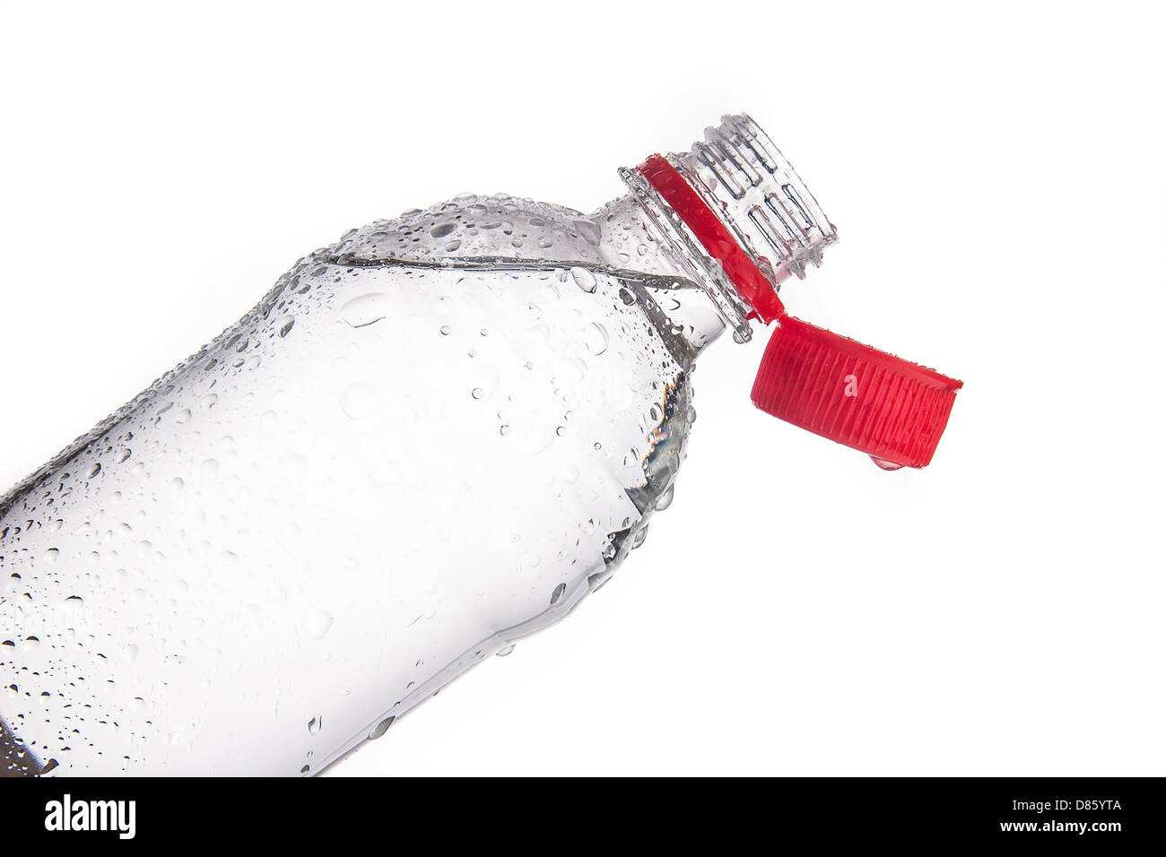 Plastic bottle of drinking water isolated on white Stock Photo - Alamy