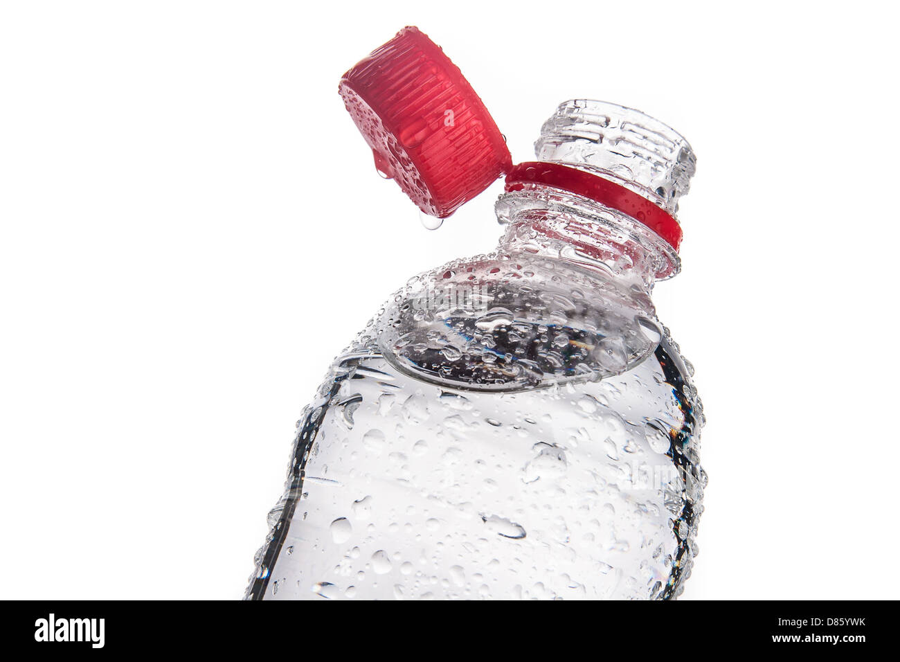 Plastic bottle of drinking water isolated on white Stock Photo - Alamy