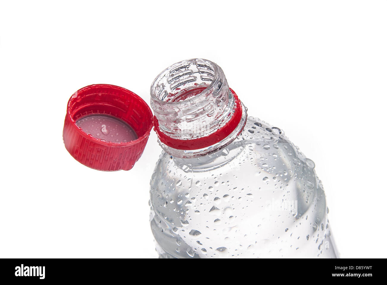 Plastic bottle of drinking water isolated on white Stock Photo - Alamy