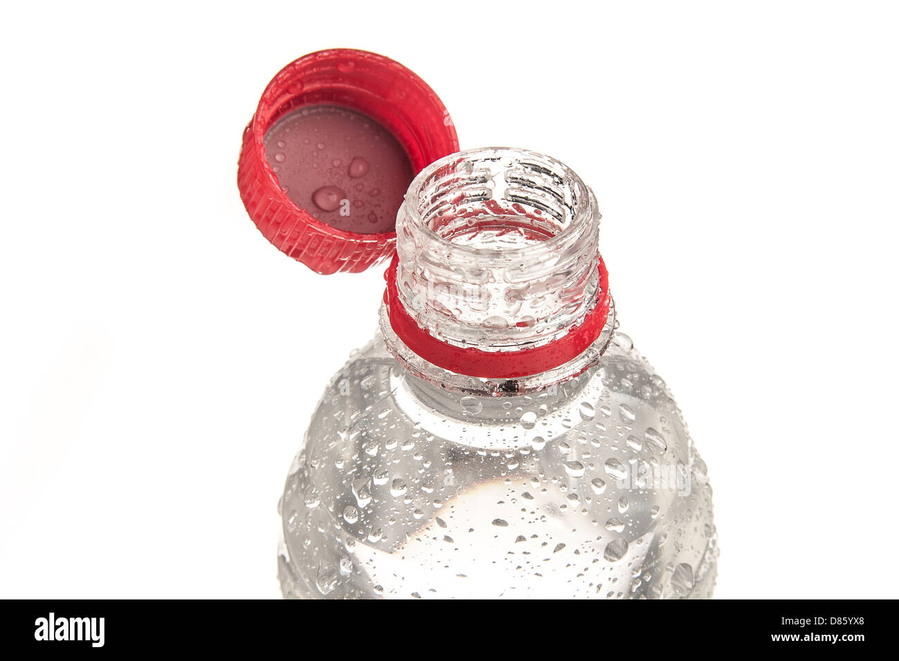 Plastic bottle of drinking water isolated on white Stock Photo - Alamy