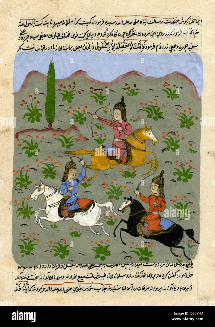 Persian hunting hi-res stock photography and images - Alamy
