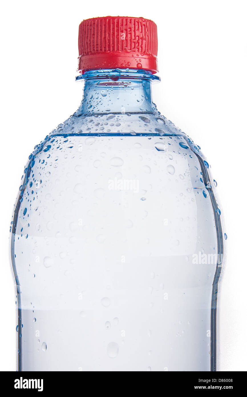 Plastic bottle of drinking water isolated on white Stock Photo - Alamy