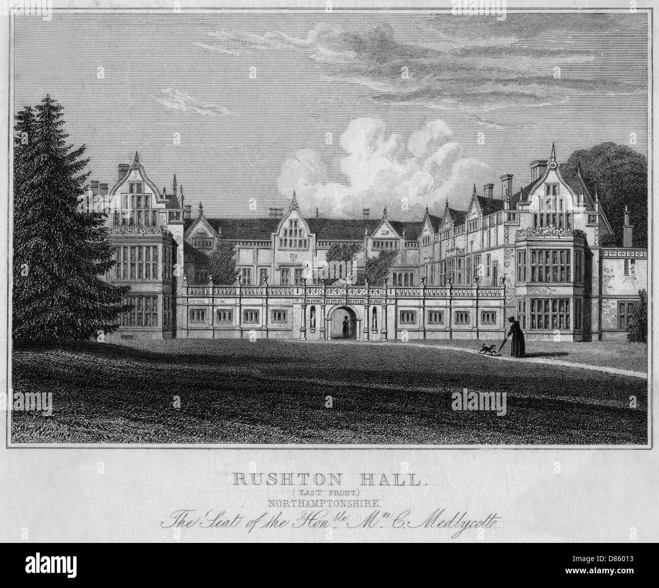 Rushton Hall, Northamptonshire Stock Photo - Alamy