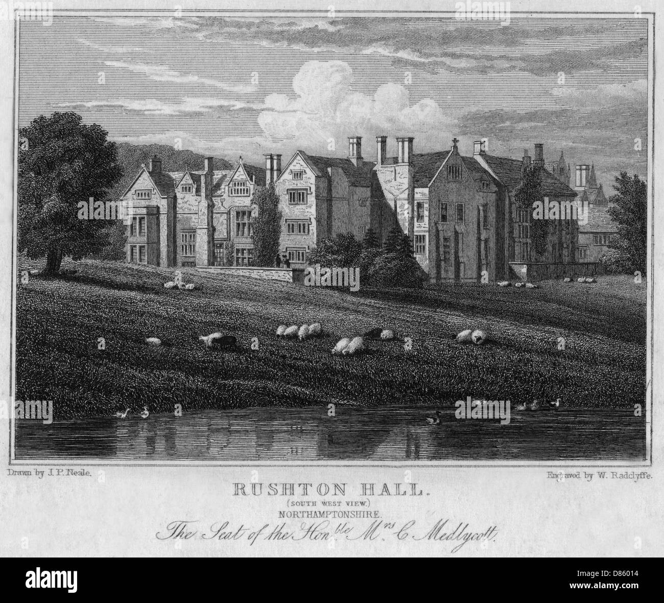 Rushton Hall, Northamptonshire Stock Photo - Alamy