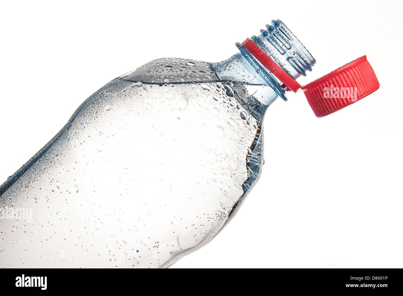 Plastic bottle of drinking water isolated on white Stock Photo - Alamy