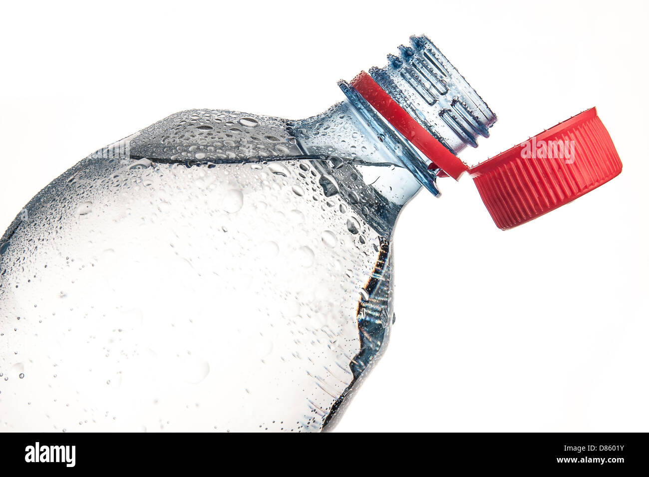 Plastic bottle of drinking water isolated on white Stock Photo - Alamy