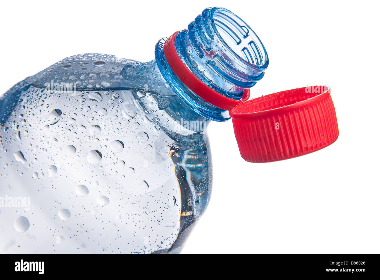 Plastic bottle of drinking water isolated on white Stock Photo - Alamy