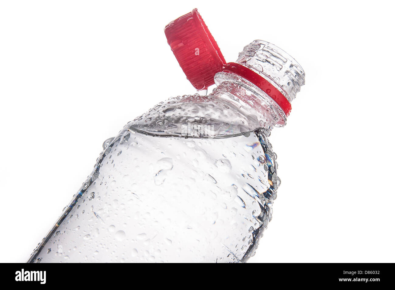 Plastic bottle of drinking water isolated on white Stock Photo - Alamy