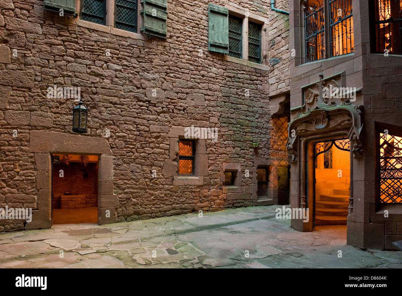 France Alsace Haut Koenigsbourg castle Stock Photo - Alamy