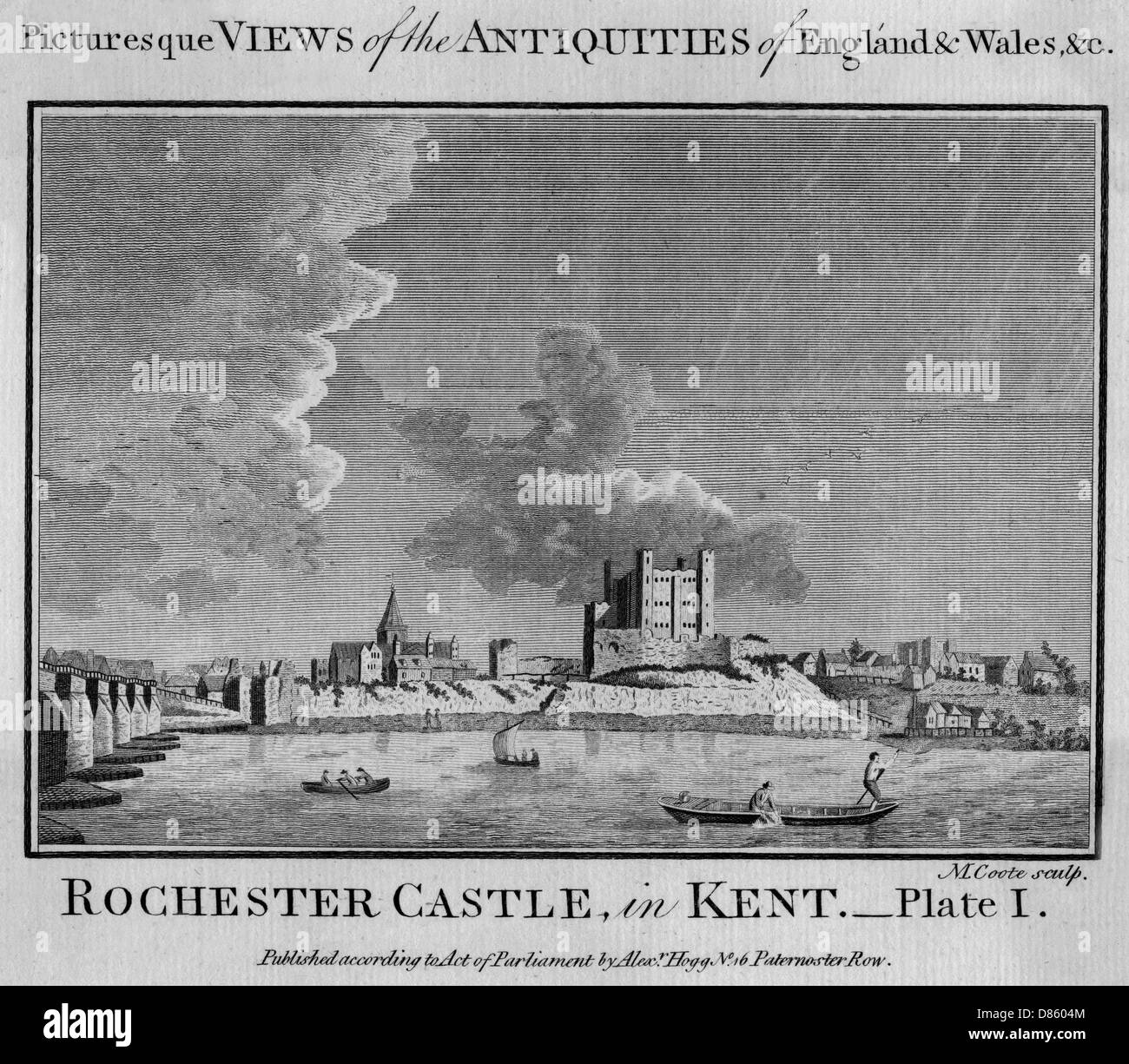 Rochester cathedral Black and White Stock Photos & Images - Alamy