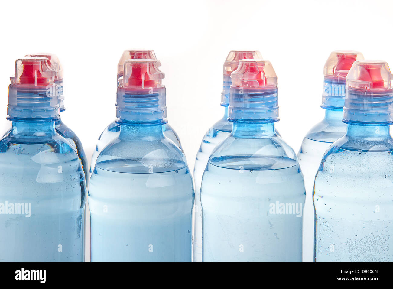 Plastic bottle of drinking water isolated on white Stock Photo - Alamy