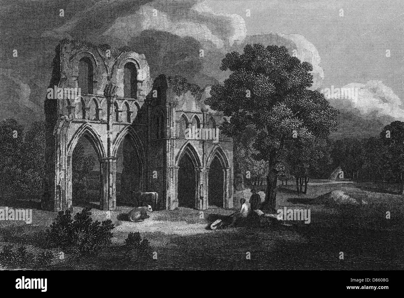 Roach Abbey, Yorkshire Stock Photo - Alamy