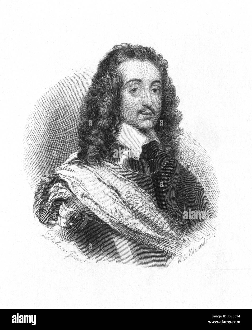 Richard Lovelace, Cavalier poet and soldier Stock Photo - Alamy