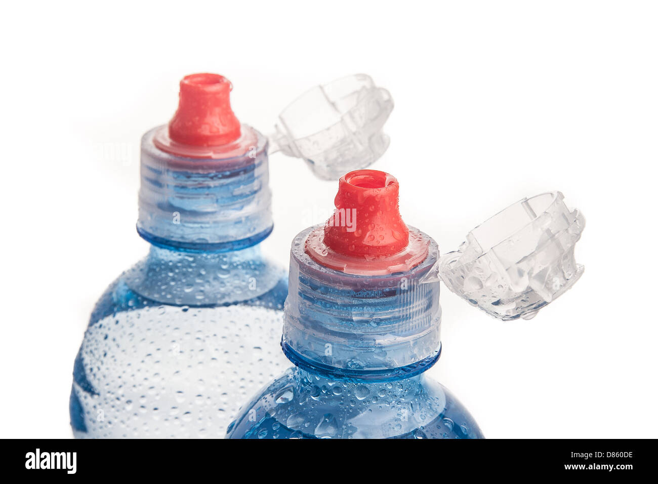 Plastic bottle of drinking water isolated on white Stock Photo - Alamy