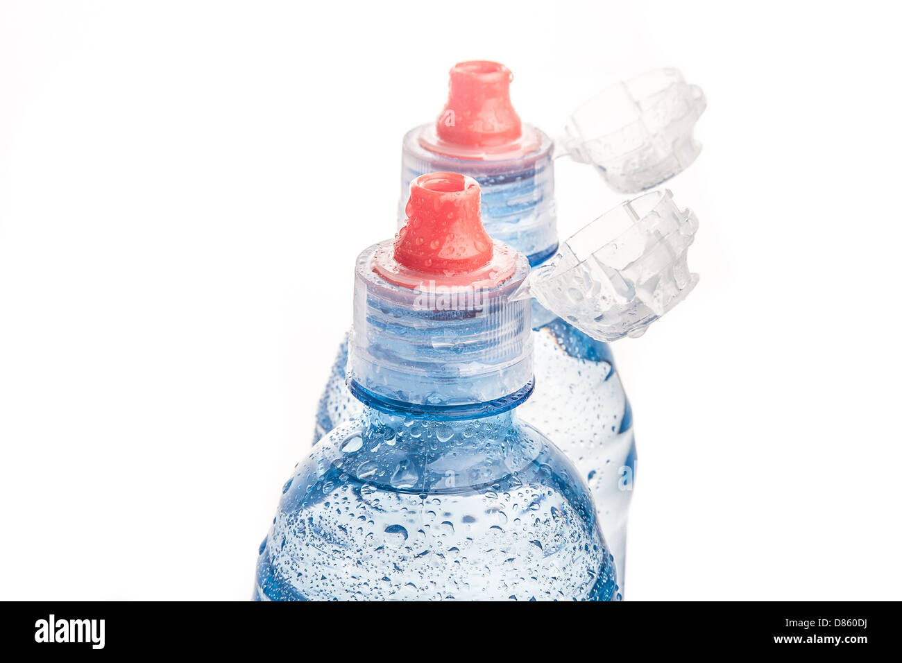Plastic bottle of drinking water isolated on white Stock Photo - Alamy