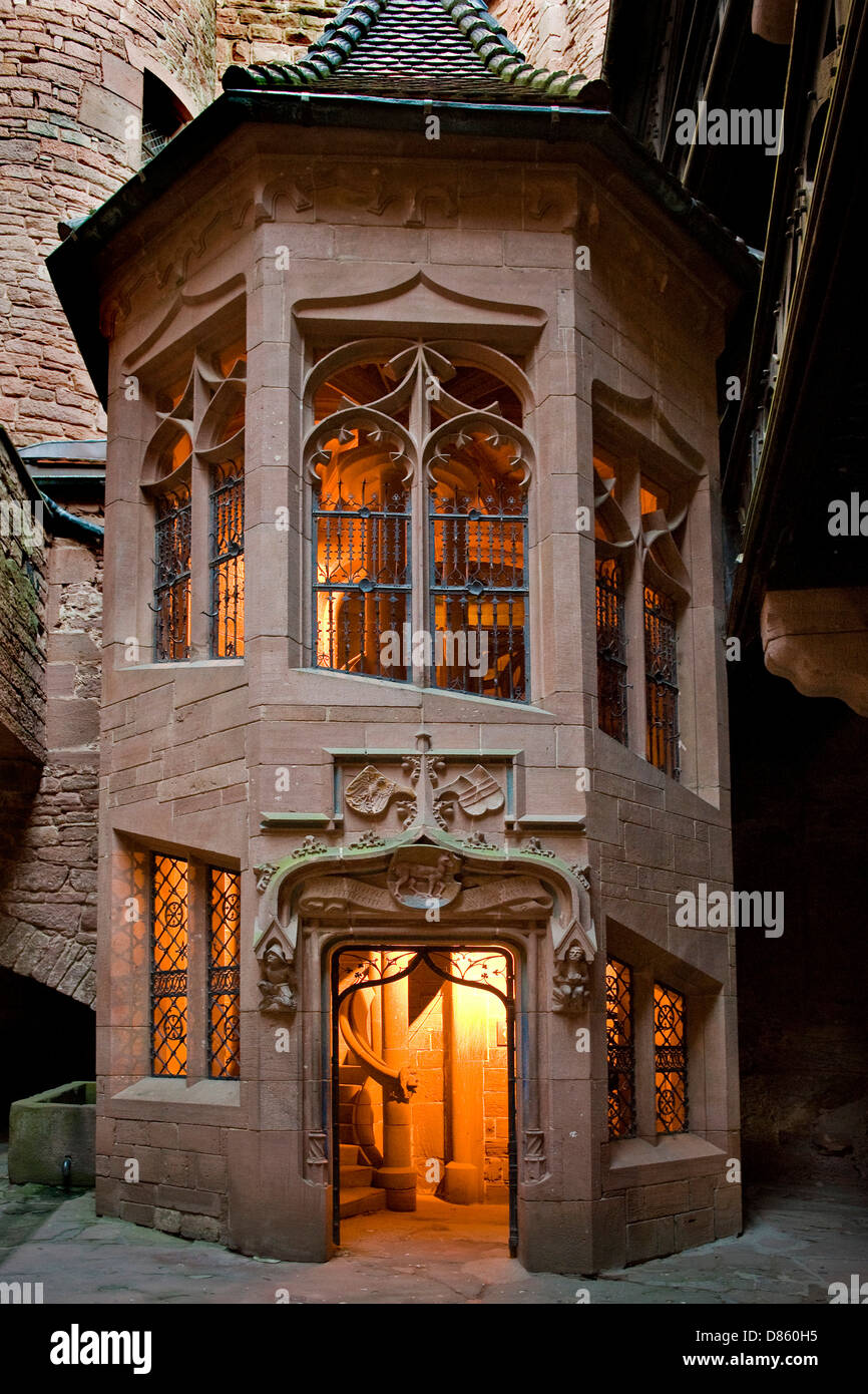 France Alsace Haut Koenigsbourg castle Stock Photo - Alamy