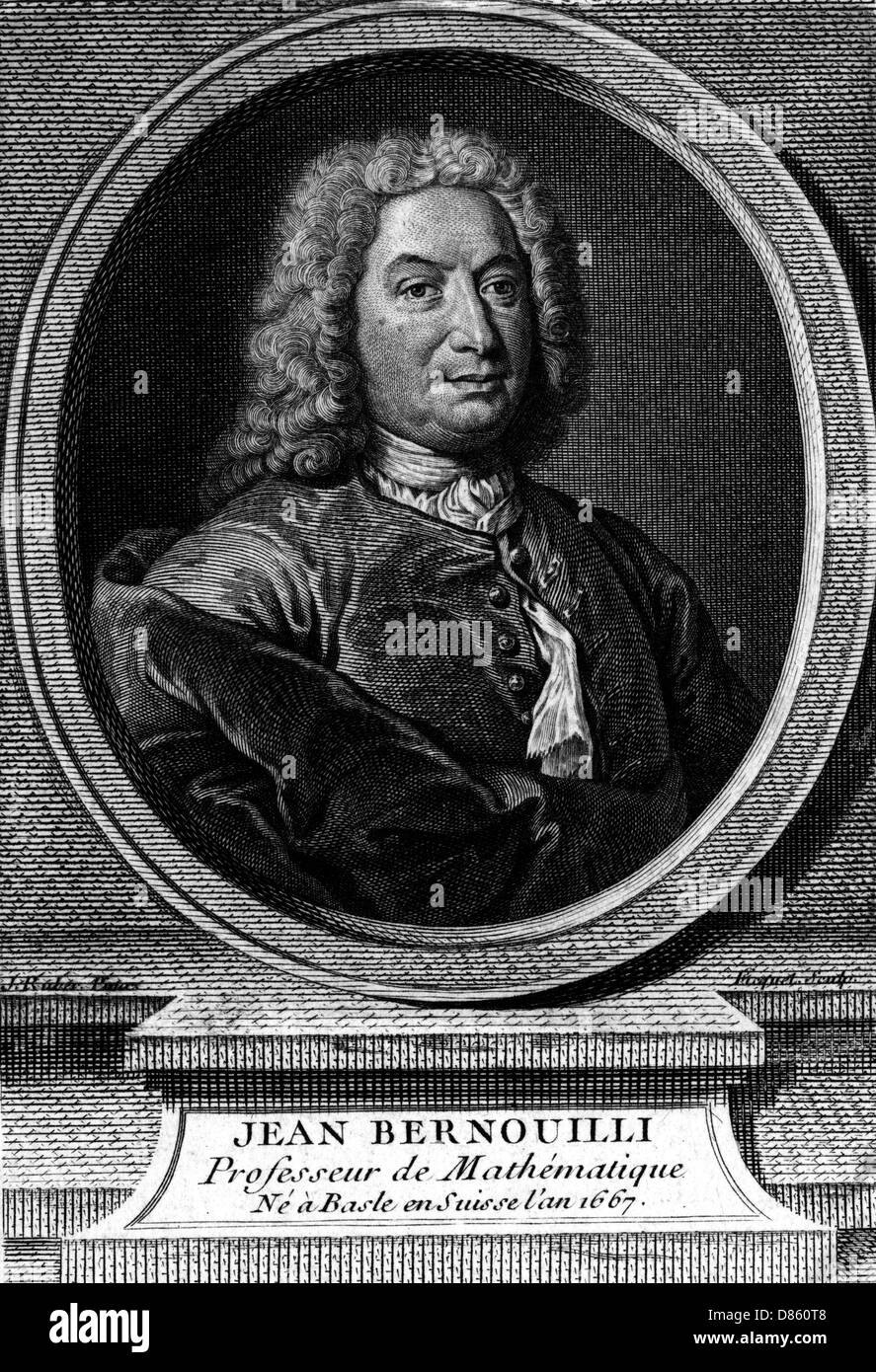 Johann Bernouilli, Swiss mathematician Stock Photo - Alamy