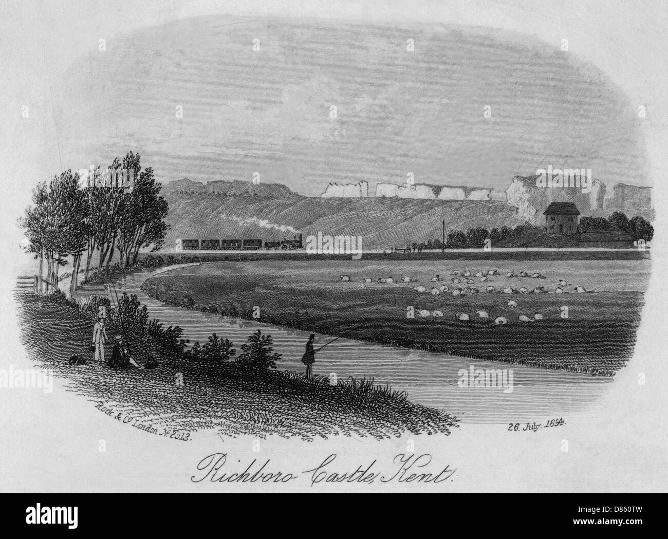 Richborough Castle, Kent Stock Photo - Alamy