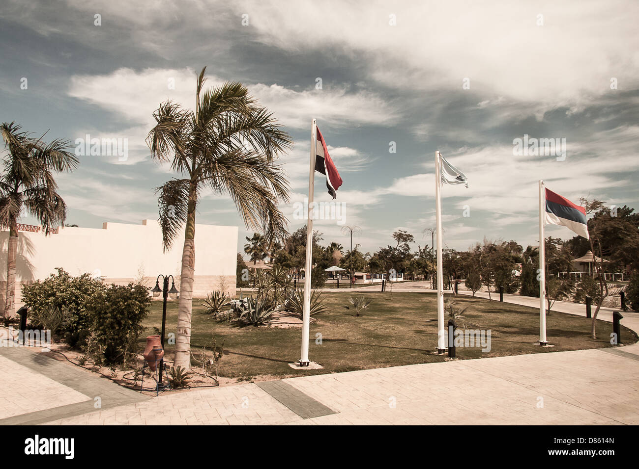 Egypt national flag hi-res stock photography and images - Alamy