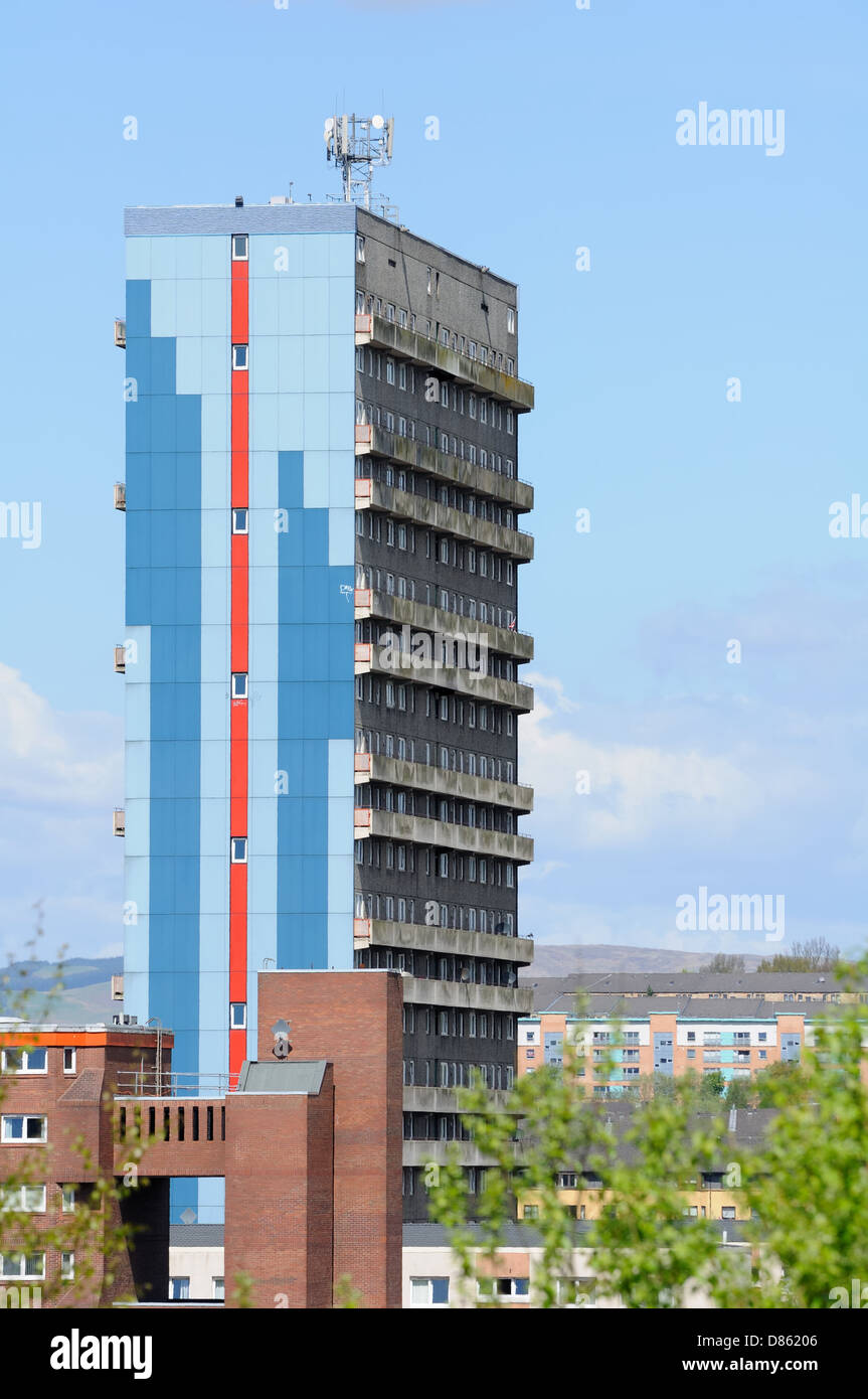Highrise flats in Glasgow, Scotland, UK Stock Photo - Alamy