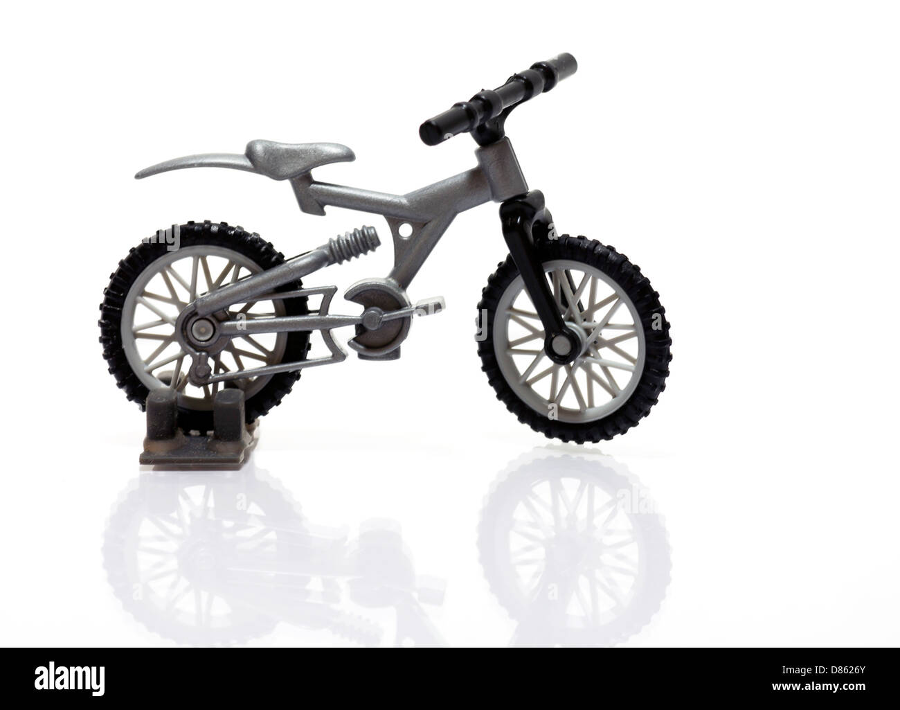 Bicycle on a white background Stock Photo - Alamy