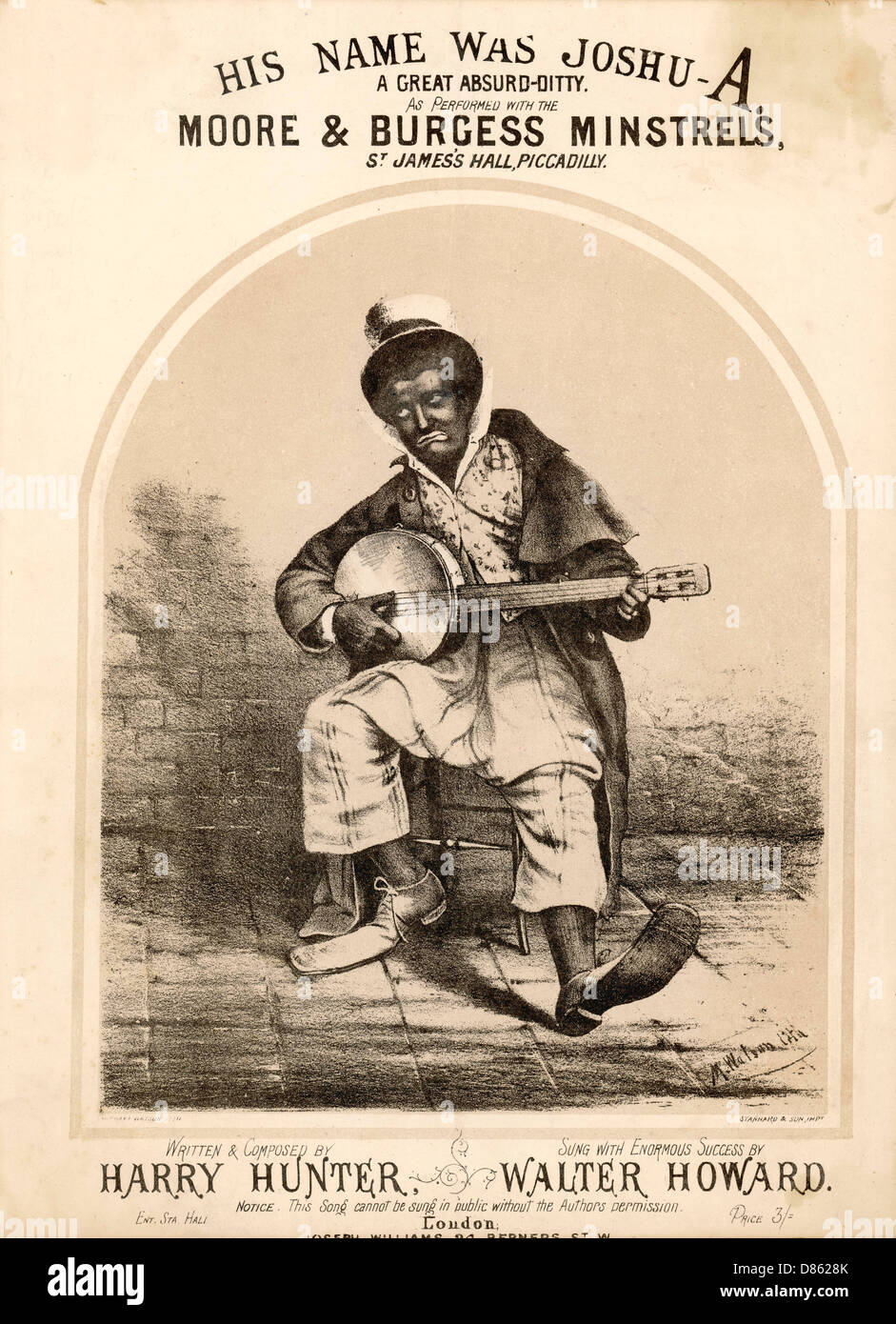 Minstrel singing a popular song Stock Photo - Alamy