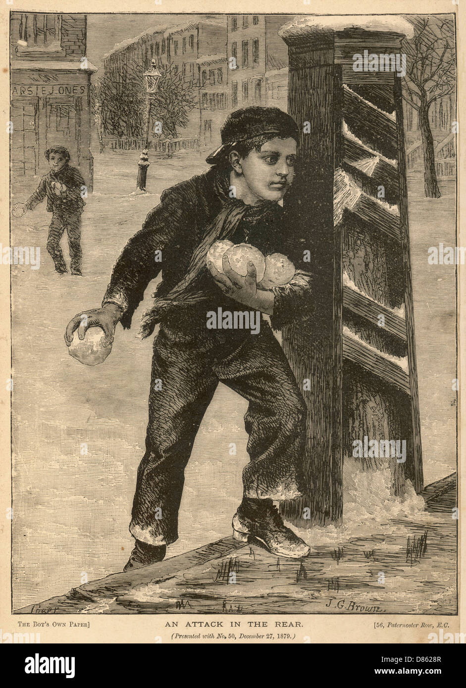 An Attack in the Rear Stock Photo - Alamy