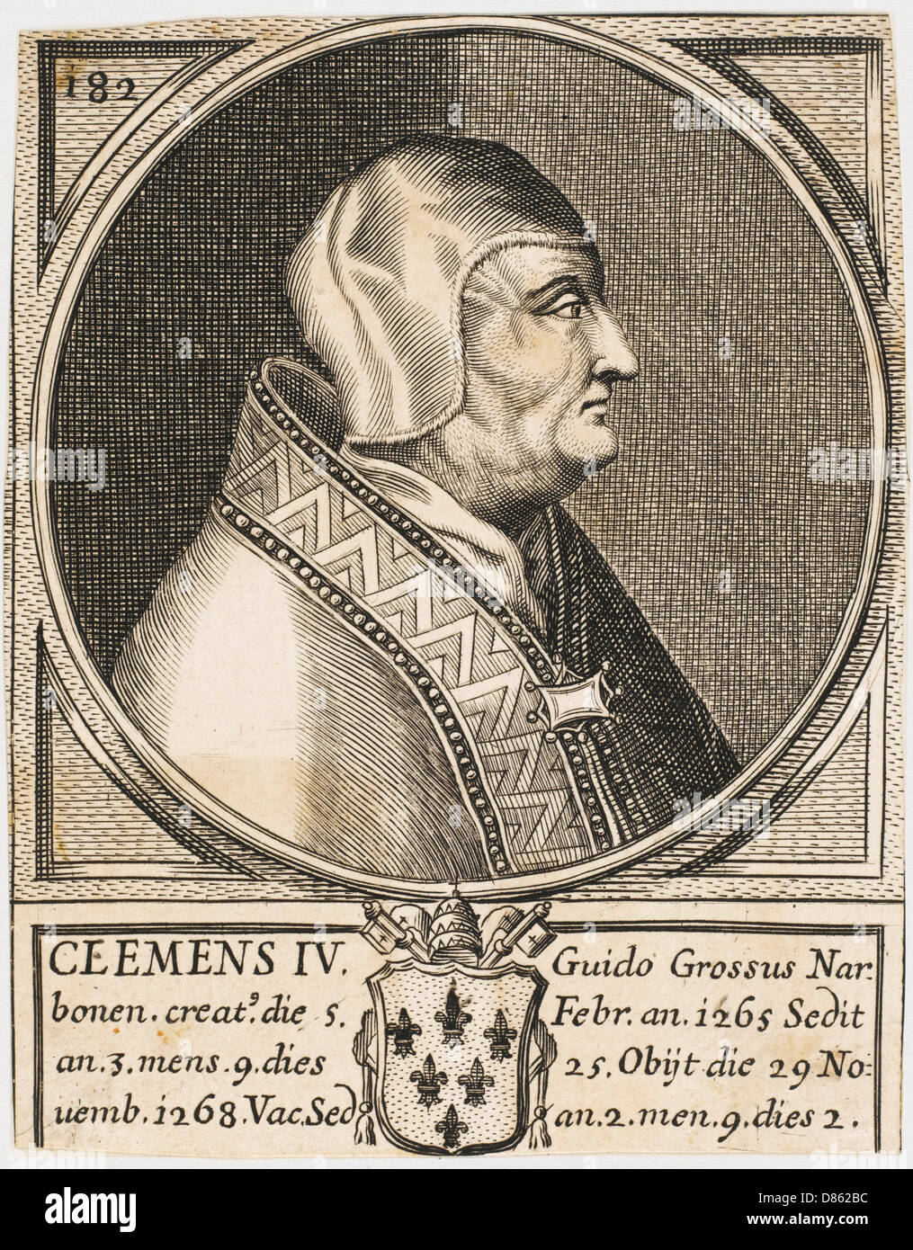 Pope Clemens IV Stock Photo - Alamy