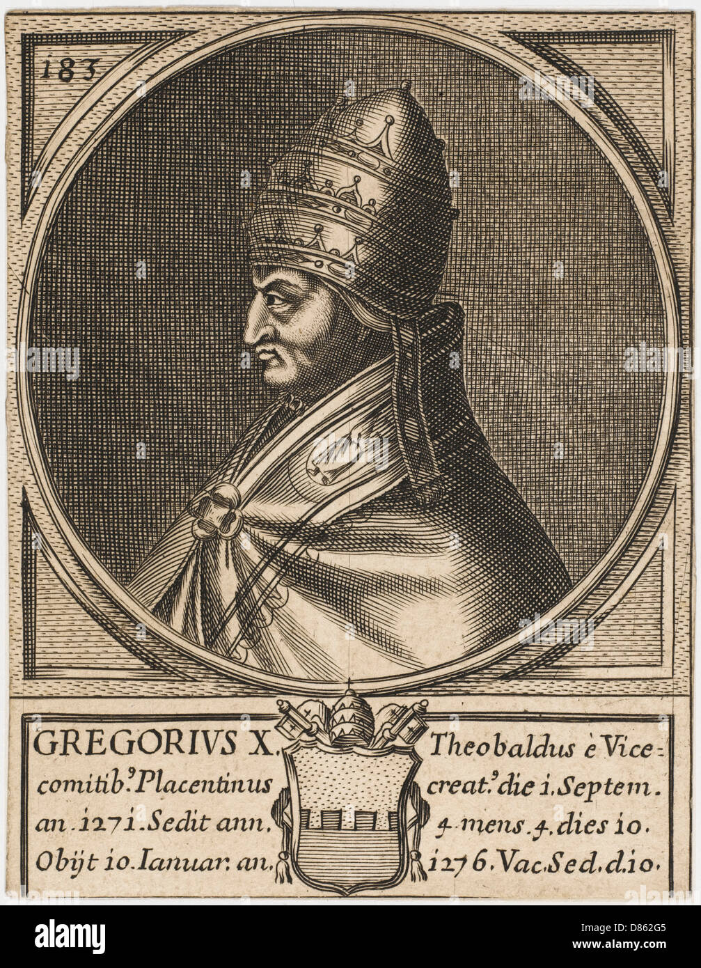 Pope Gregorius X Stock Photo - Alamy