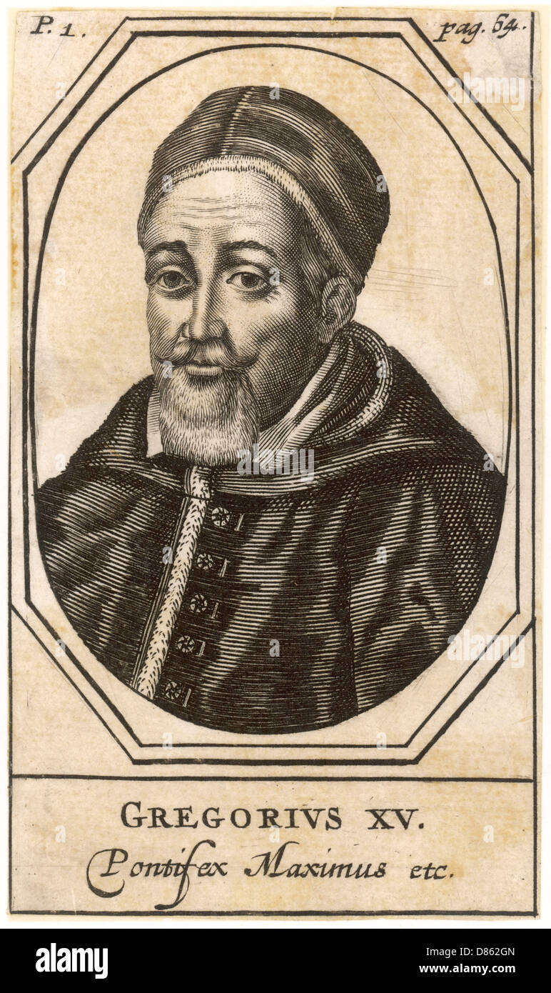 Pope Gregorius XV Stock Photo - Alamy